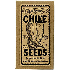 Hatch Chile Seeds from Chile Revival - Qty 80 (4 Pack-One of Each Heat Level)