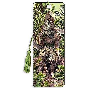 3D Lenticular Dinosaur Royce Bookmarks - by Artgame ("Bad Boys" Raptors (Velociraptor))
