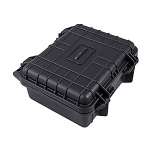 Casematix 11" Waterproof Studio Recording Microphone Case Compatible with Blue Ember Xlr Condenser Microphone and Audio Accessories
