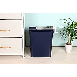 Paper Shredder Without Basket [ Made in Japan ] Small Mini Portable Hand Shredder for Home Use with an Extendable Arm (White)
