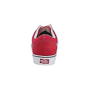 Vans Men's Old Skool Sneaker, Racing Red/True White, Size 9