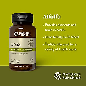 Nature's Sunshine Alfalfa, 100 Capsules