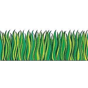 Scholastic TF3302 Tall Green Grass Jumbo Borders
