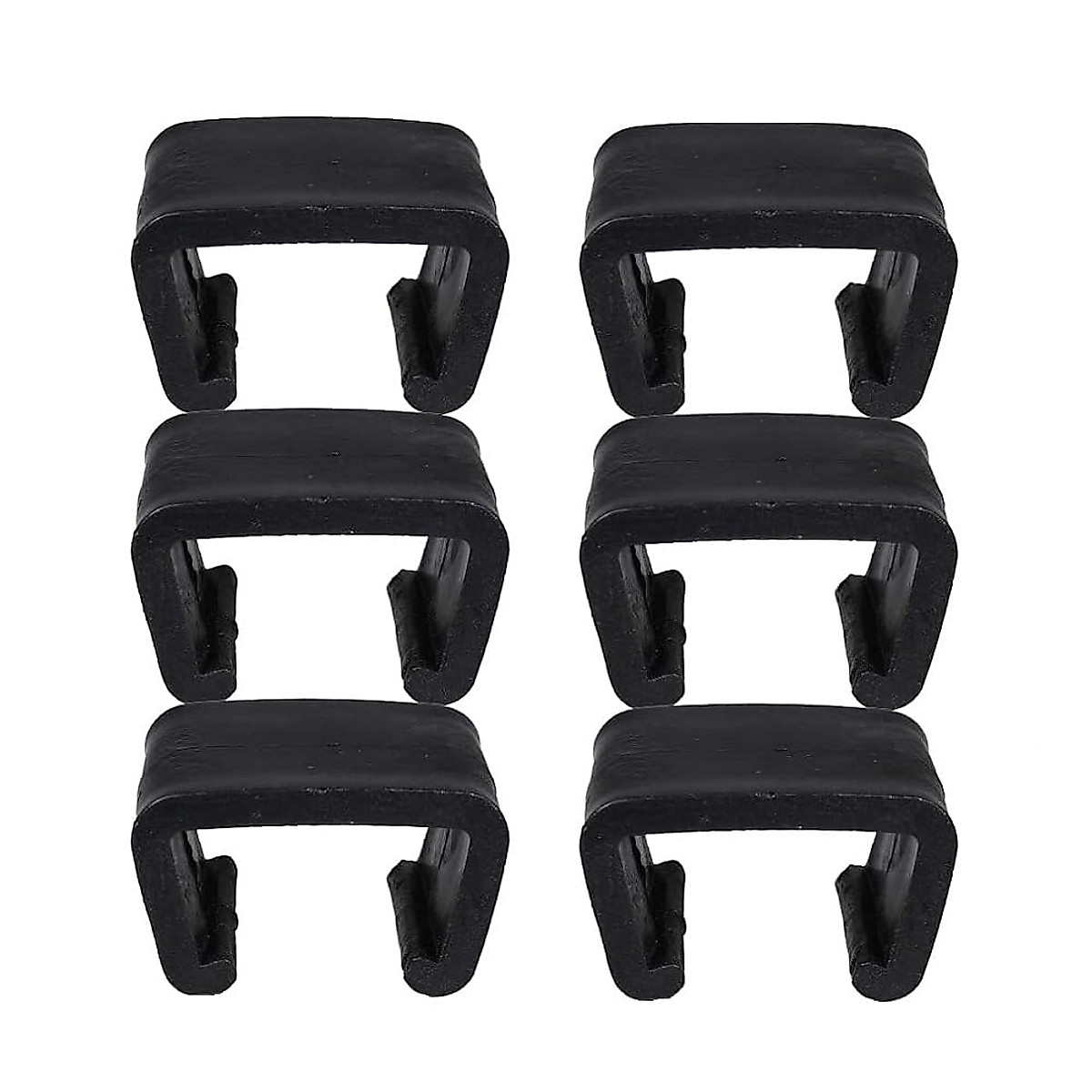 SUQ I OME 6 Pack of Outdoor Patio Wicker Furniture Clips Sectional Sofa Rattan Furniture Clamps Chair Fasteners,Connect The Sectional or Module Outdoor Couch Patio Furniture,1.74 inch