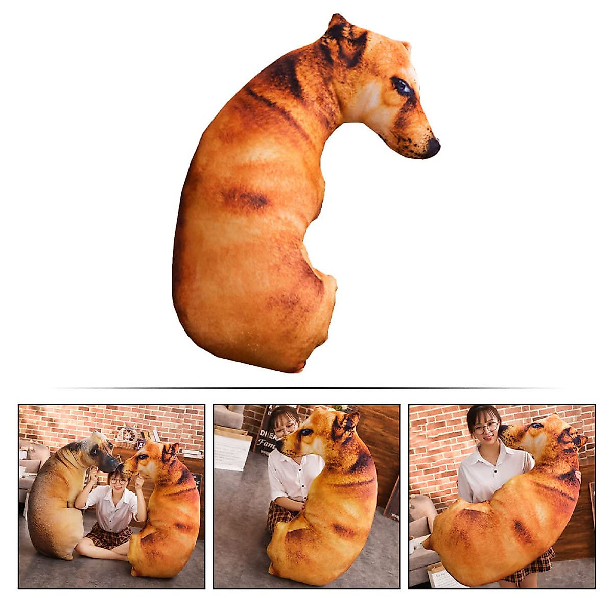 Toyvian Home Decor Home Decor Sunflower Decor Big Hugging Pillow Dog Plush Pillow Dog Hugging Pillow Dog Plush Pillow Large Dog Stuffed Animal Pillow Sunflower Decor Sunflower Decor