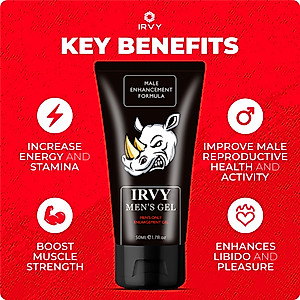 IRVY Gel Gold for Men Cream Massage Gel (Gold Gel)