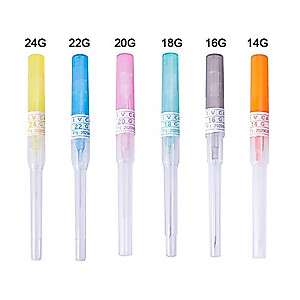 SUMPIGGER Catheter Piercing Needles 10Pcs 24 Gauge Ear Nose Piercing Needles IV Catheter Needles for Piercing Cleaned Body Tattoo Tools Piercing Kit Piercing Supplies