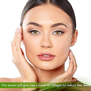 Green Tea Matcha Revitalizing Serum, For Face, Neck & Decollete, Antioxidant Facial Treatment, Smoothes Fine Lines & Wrinkles, Hydrates & Plumps Skin, Acnу Treatment and Dark Corrector