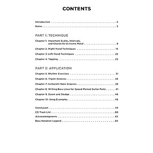 Extreme Metal Bass: Essential Techniques, Concepts, and Applications for Metal Bassists