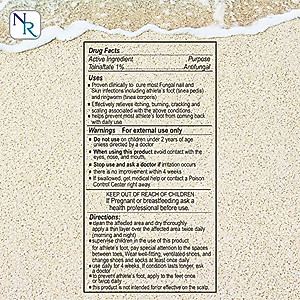 Nail Renu Toenail Fungus Treatment Extra Strength | Fast Acting Nail Repair for Damaged Nails | 1% Tolnaftate, Ceremide III, & Essential Oils Repair & Rejuvenate | Finger and Toe Nail Fungus Treatment