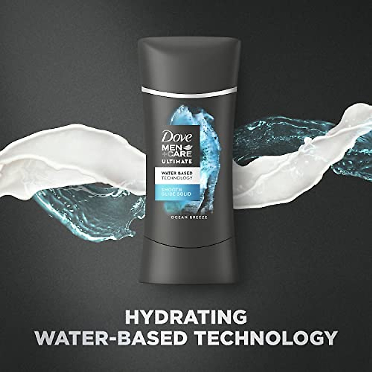 Dove Men+Care Antiperspirant hydrating, water-based deodorant Ocean Breeze our best non-irritant formula 2.6 Ounce (Pack of 2)