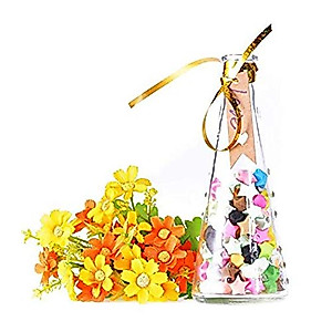 DNHCLL 5 mm Width Crimped Curling Ribbon Roll,100 Yard Metallic Golden Balloon Ribbons Strings for Parties, Festival, Florist, Crafts and Gift Wrapping.