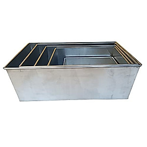 5 Pack Heavy Duty Bread Loaf Pan For Baking Loaf Pan Set, 1 Lb to 5 Lb, Loaf Pans for Baking Bread