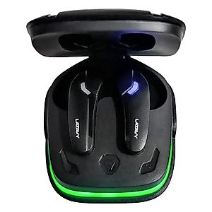 LATAVY HOME EDITION Wireless Earbuds IPX5 Waterproof Noise Cancelling Microphone Compatible with Apple & Android MP3 Tablet Laptop Audio Devices Black