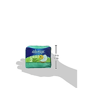 Always Pads Size 2 Ultra Thin 16 Count Long Super (3 Pack)