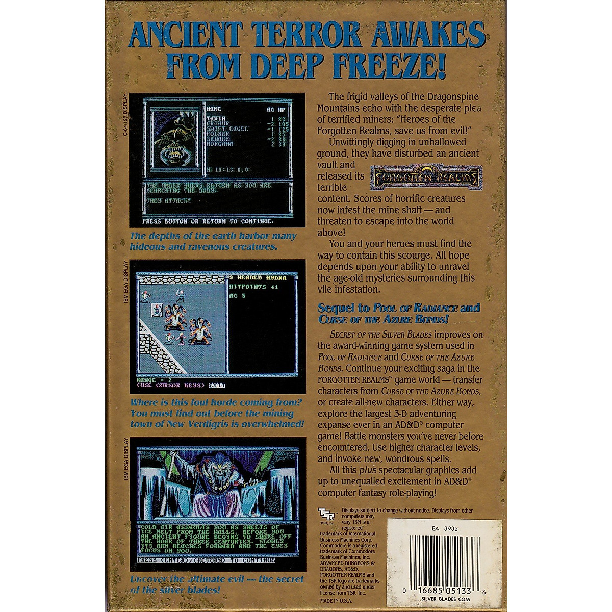 Secret of the Silver Blades - Commodore 64