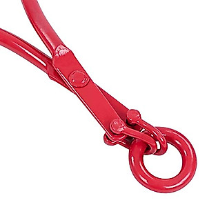 Felled Timber Claw Hook, 32in - Log Lifting Tongs Heavy Duty Grapple Timber Claw, Lumber Skidding Tongs Logging Grabber