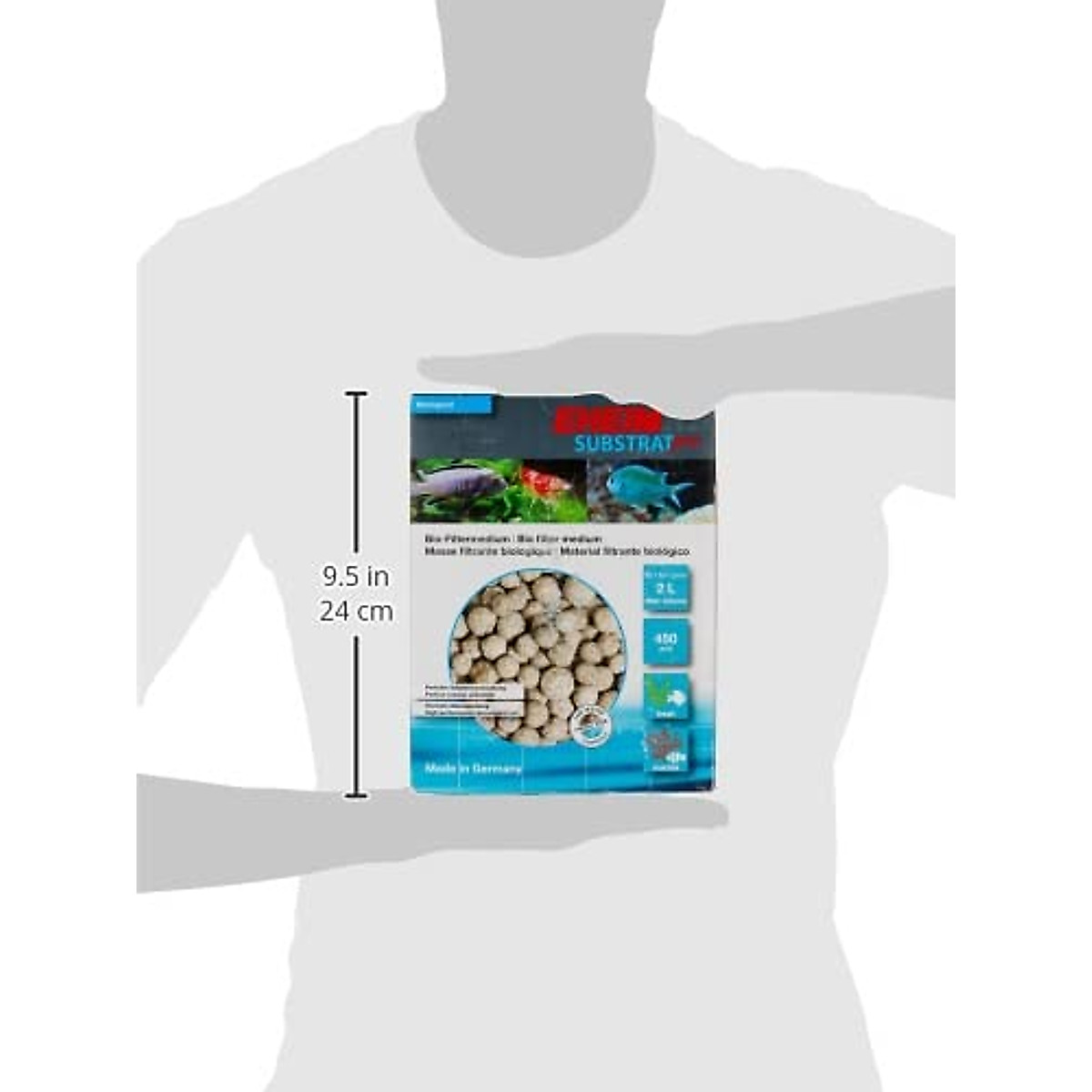 EHEIM Substrat Pro Biological Filter Media (Sintered Pearl-Shaped Glass) 2L