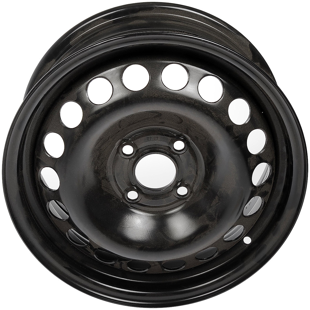 Dorman 939-100 15 x 6 In. Steel Wheel Compatible with Select Chevrolet / Pontiac Models, Black, Medium