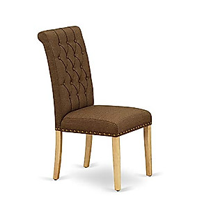 East West Furniture DLBR5-OAK-18 Dinette Set, 5-Piece