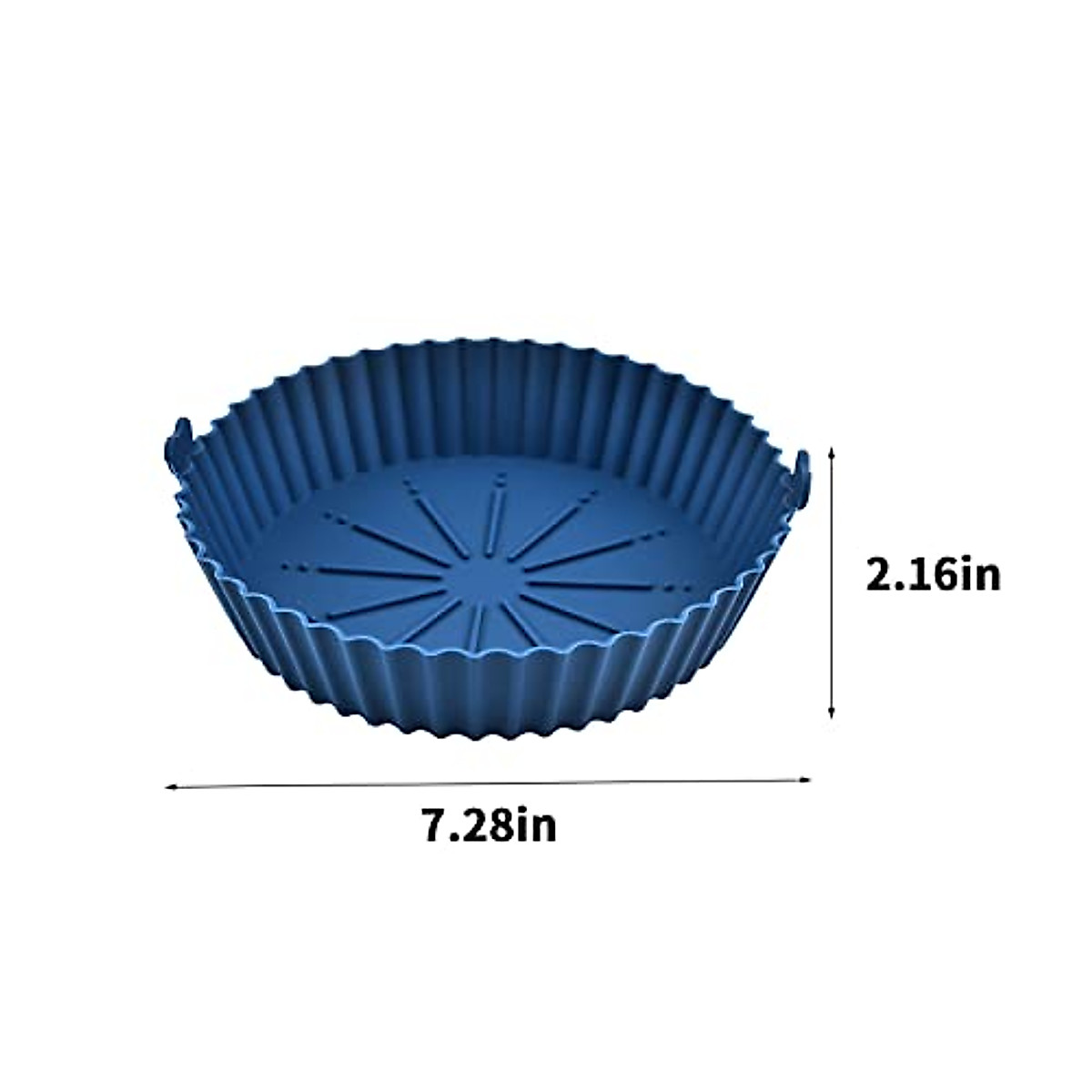 Air Fryer Accessories Silicone Liners:Air Fryer Silicone Liner Air Fryer Accessories Air Fryer Silicone Pot Air Fryer Basket Reusable Air Fryer Liners with Raised Silicone.