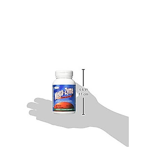 Nature's Way Mega-Zyme Systemic Enzymes, Relieves Occasional Muscle Soreness and Discomfort*, Pancreatic Enzymes, Digestive Health Support*, 200 Tablets