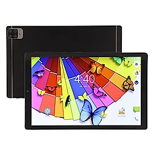 Asixxsix 10 Inch 10 Tablet, 2.4G 5G WiFi 6GB RAM 256GB ROM Octa Core Processor 1920x1200 IPS HD Touch Screen Tablet with 7000mAh Battery, GPS, Dual Camera, Dual SIM Tablet (US Plug)