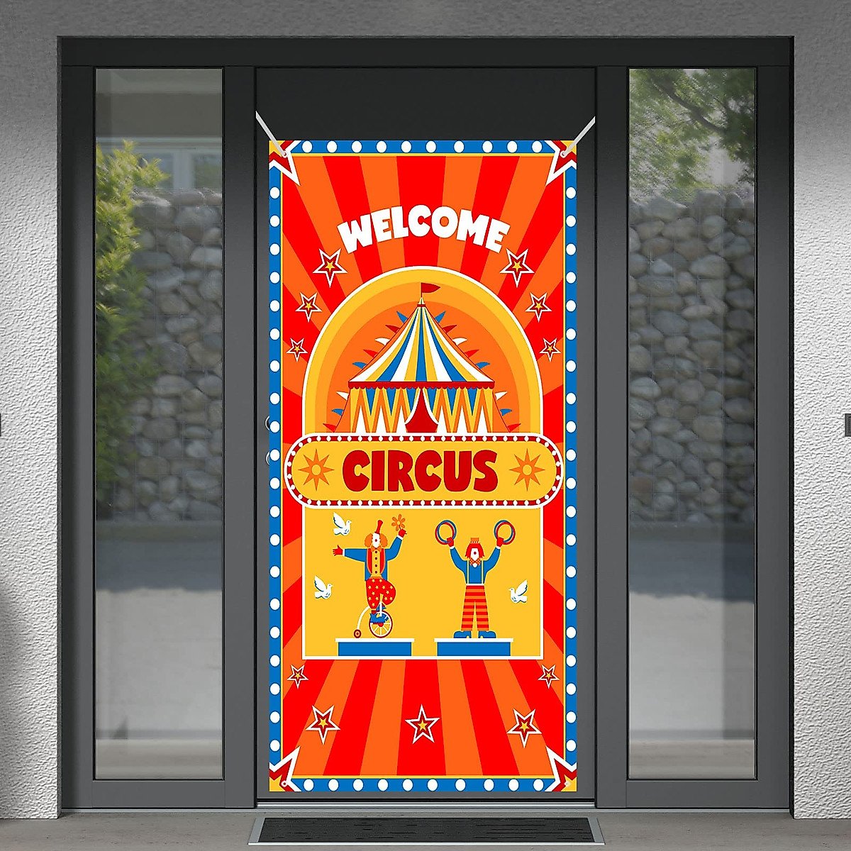 Dill-Dall Carnival Circus Theme Door Banner, Carnival Door Banner, Carnival Birthday Party Decorations, Carnival Photo Booth