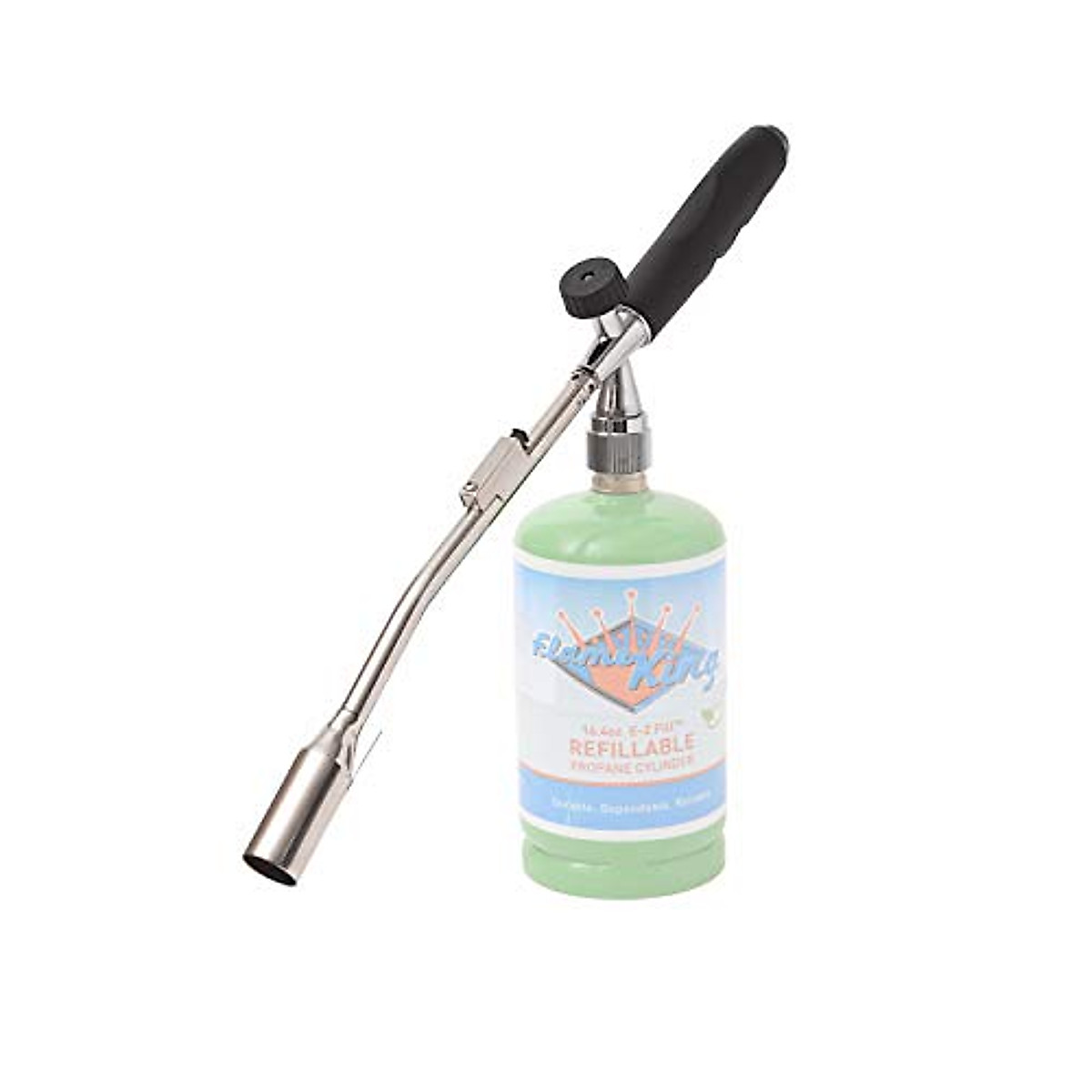 Flame King Propane Gas Blow Torch 20,000 BTU w/Self Igniter, Fire and Charcoal Starter, Weed Burner and more