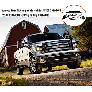 Generic Remote Start Kit BC3Z-19G364-A Compatible with Ford 2011-2014 F-150 2011-2016 F-250 F-350 F-450 F-550, black