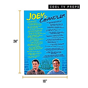 Cool TV Props New Friends Poster - Friends Merchandise TV Show Poster- Joey and Chandler Posters - Friends Show Gifts and Decor (Laurel & Hardy)
