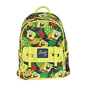 KBNL SpongeBob 11" Faux Leather Mini Backpack - A21036 Multicolor
