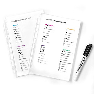 Avery Heavyweight Diamond Clear Sheet Protectors for Mini Binders, 8.5" x 5.5", Acid-Free, 25ct (77004)