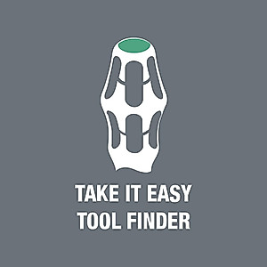 Wera 05028062001 Kraftform Plus 367/6 Torx Screwdriver Set and Rack, 6-Piece,MULTI,TX10x80mm, TX15x80mm, TX20x100mm, TX25x100mm, TX30x115mm, TX40x140mm