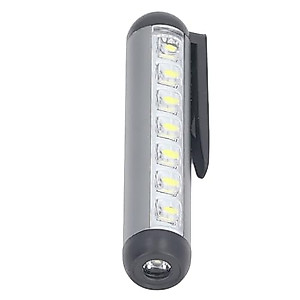 Qcwwy LED Penlight Aluminum Alloy Portable USB Rechargeable Dual Beam Penlight for Medical Professionals, Nurses - Pocket Handheld Light