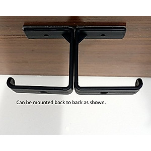 Stick On Under Desk Headphone Hook 2 PACK