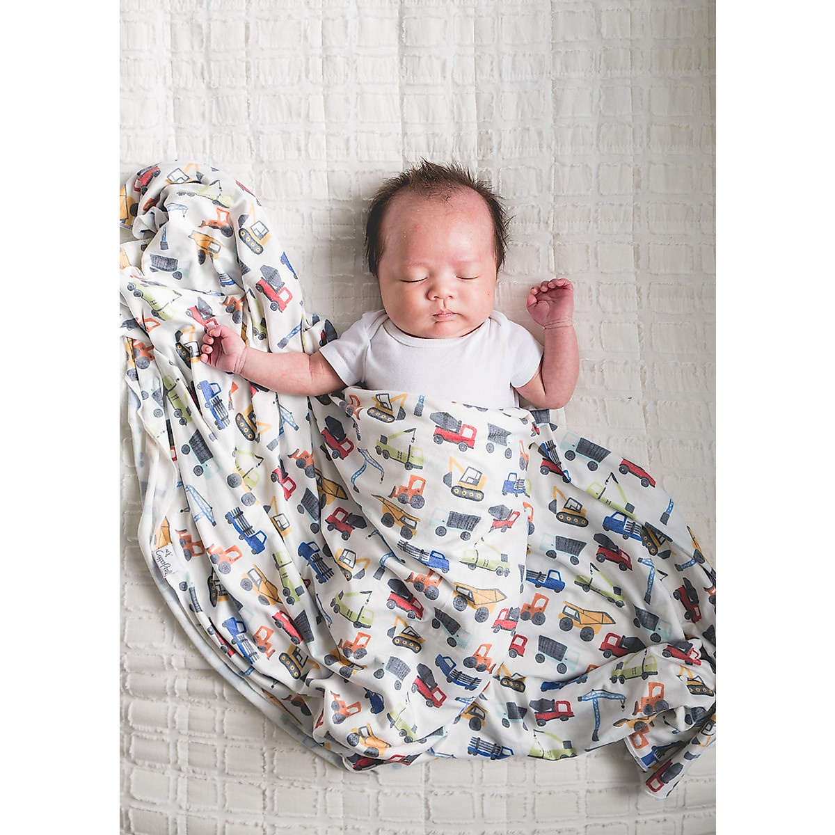 Copper Pearl Large Premium Knit Baby Swaddle Receiving Blanket Diesel
