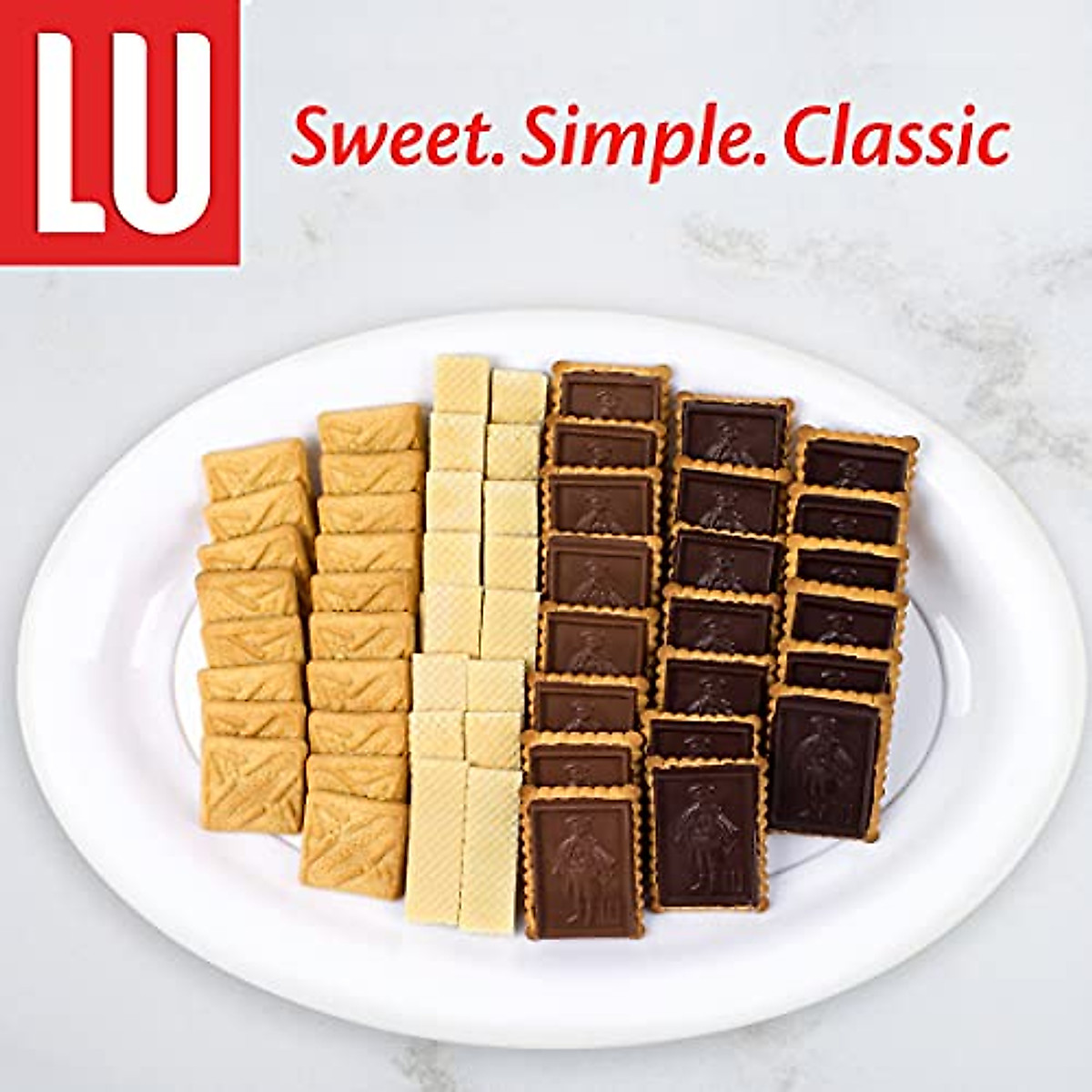 Lu Petit Ecolier European Milk Chocolate Biscuit Cookies, 5.3 oz