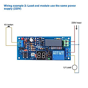 DEALPEAK Delay Relay Module Trigger Cycle Delay Timer Multifunction Time Delay Relay Interface Board Module with LED Display