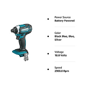 Makita XDT11Z-R 18V LXT Cordless Lithium-Ion 1/4 in. Impact Driver (Tool Only) (Renewed)