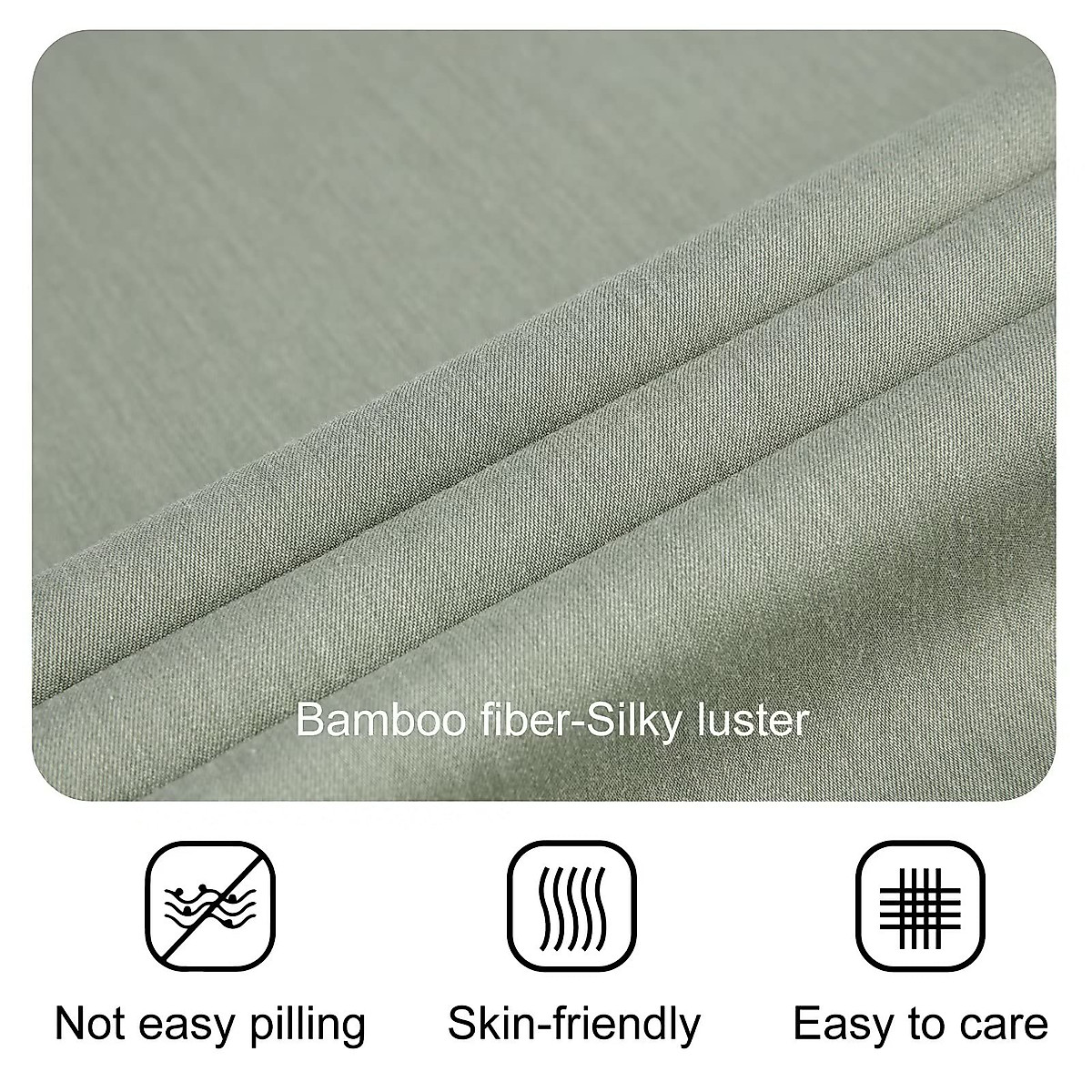 ENSO ELARDER Men's Dress Shirt Wrinkle Free Long Sleeve Formal Shirts Casual Button Down Shirts Untucked Stretch Regular Fit Shirts(Olivine,L)