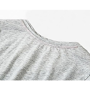 YIJIU Women's Short Sleeve Tops and Capri Pants Cute Cartoon Print Pajama Sets