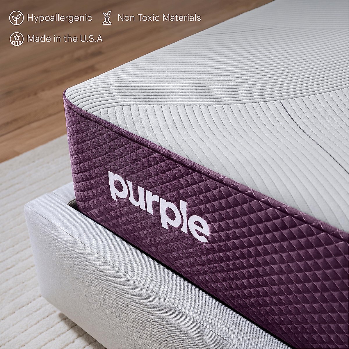 Purple Restore Mattress (Soft) – Split King, GelFlex Grid, Better Than Memory Foam, Temperature Neutral, Responsiveness, Breathability, Made in USA