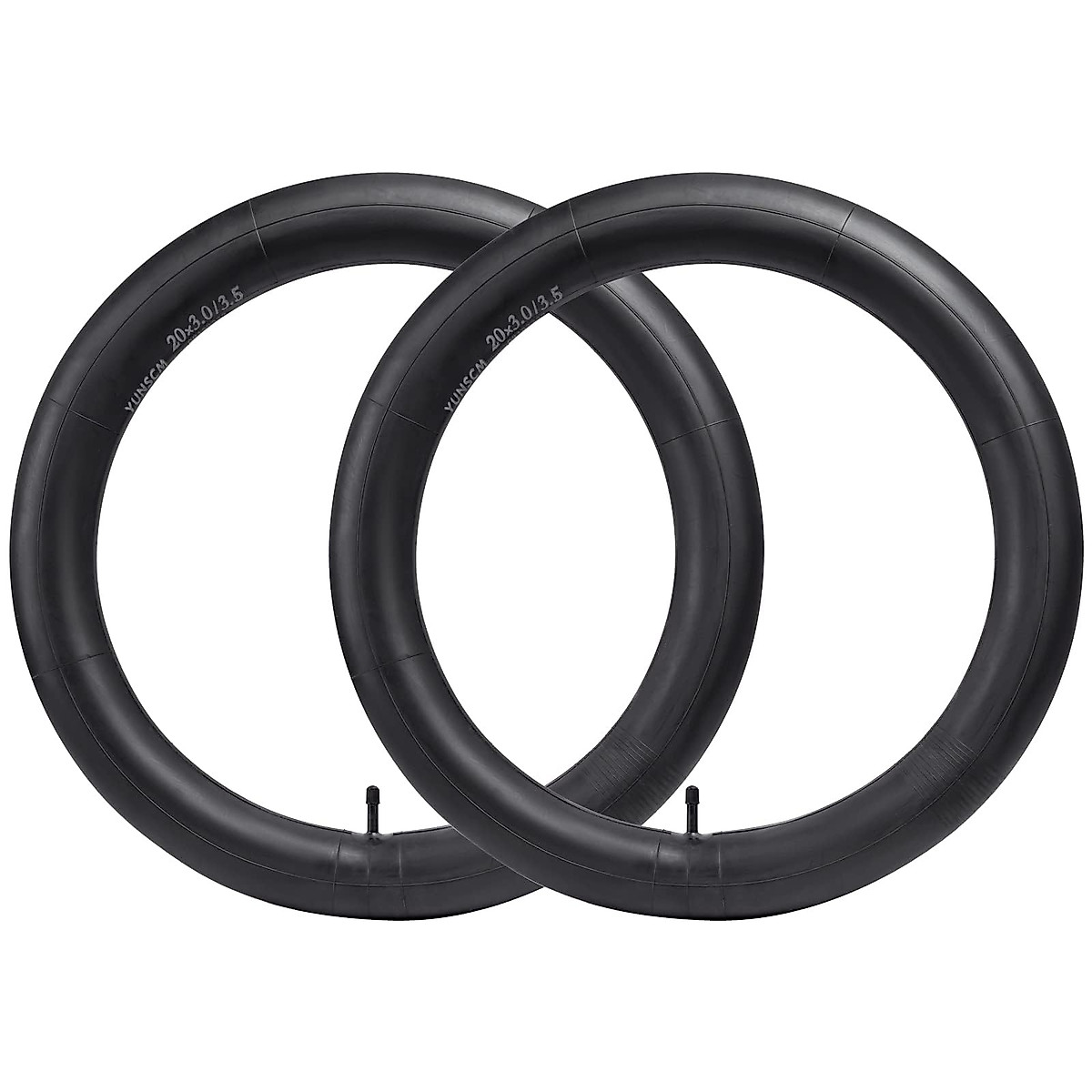 2-PCS 20x3.0 Heavy Duty Fat E-Bike Tire Tubes 20 X 3.0/3.50 AV32mm Scharder Valve (76/89-406) Inner Tubes Compatible with 20 X 3 20 X 3.30 20 X 3.50 Bike Bicycle Fat Tire Tubes