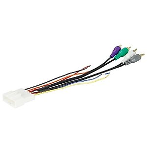 Scosche NN05B Compatible with 2007-13 Nissan Premium Sound Harness; 4CH RCA to amp Input black
