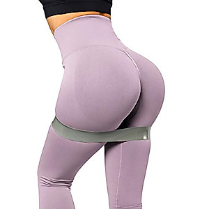 SUUKSESS Scrunch Butt Lifting Seamless Leggings for Women Booty High Waisted Workout Yoga Pants (Light Purple, L)
