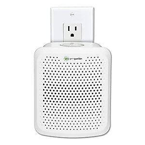 GermGuardian AC225W Pluggable Air Purifier with UV-C Light and Nightlight, Reduces Airborne Mold and Germs, Odor-Eliminating Aromatherapy Essential Oil Pad Included, 7-in Pluggable Air Purifier, White