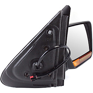 Kool-Vue Mirror Compatible with 2009-2010 Ford Expedition/Lincoln Navigator Power Power Folding Heated with Memory Signal and Pdl Light Chrome Passenger Side