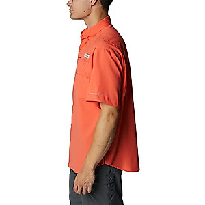 Columbia Men's Standard Tamiami II Short Sleeve Shirt, Corange, Medium