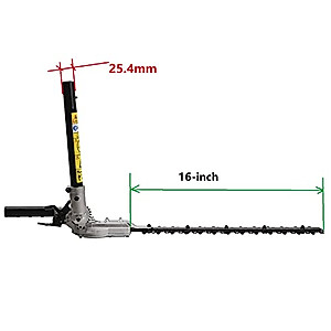 Kerlista, repalace, Hedge Trimmer Straight Shaft Attachment for Attachment Capable String Trimmers, Polesaws, and Powerheads